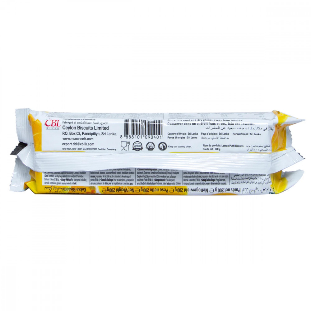Munchee Lemon Puff Biscuits 200g
